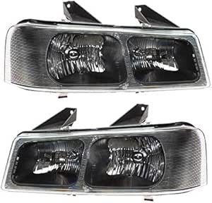 Amazon.com: Headlight Assembly Set - 2 Piece - Compatible with 2003 ...