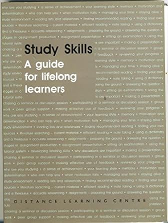 Study Skills: A Guide for Lifelong Learners: Buy Online at Best Price ...