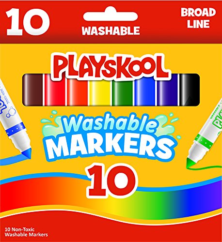 Playskool 10Ct Jumbo Markers (Pack Of 2) : Amazon.in: Home & Kitchen