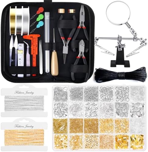 Amazon.com: shynek 1857 Pcs Jewelry Making Supplies Kit for Adults ...