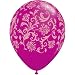 Amazon.com: Damask Print Wild Berry Balloons : Home & Kitchen