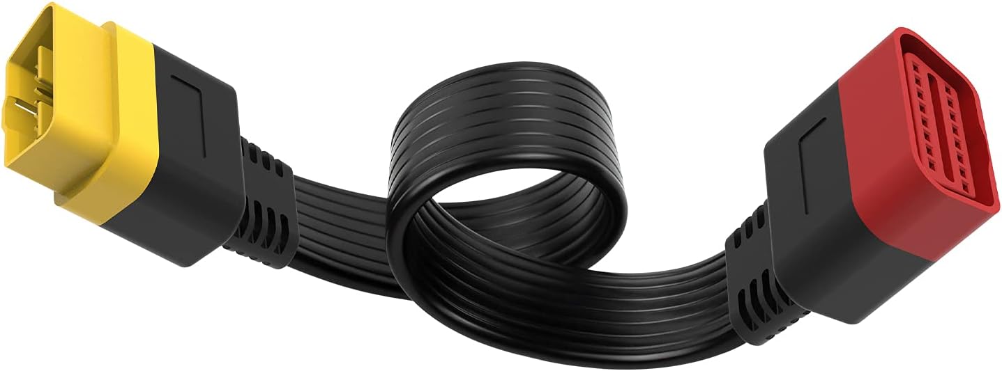 Obdresource OBD2 Extension Cable - 16 Pin Flat Ribbon Male to Female ...