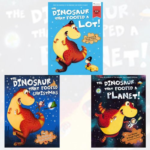 Dinosaur That Pooped Collection Tom Fletcher and Dougie Poynter 3 Books ...