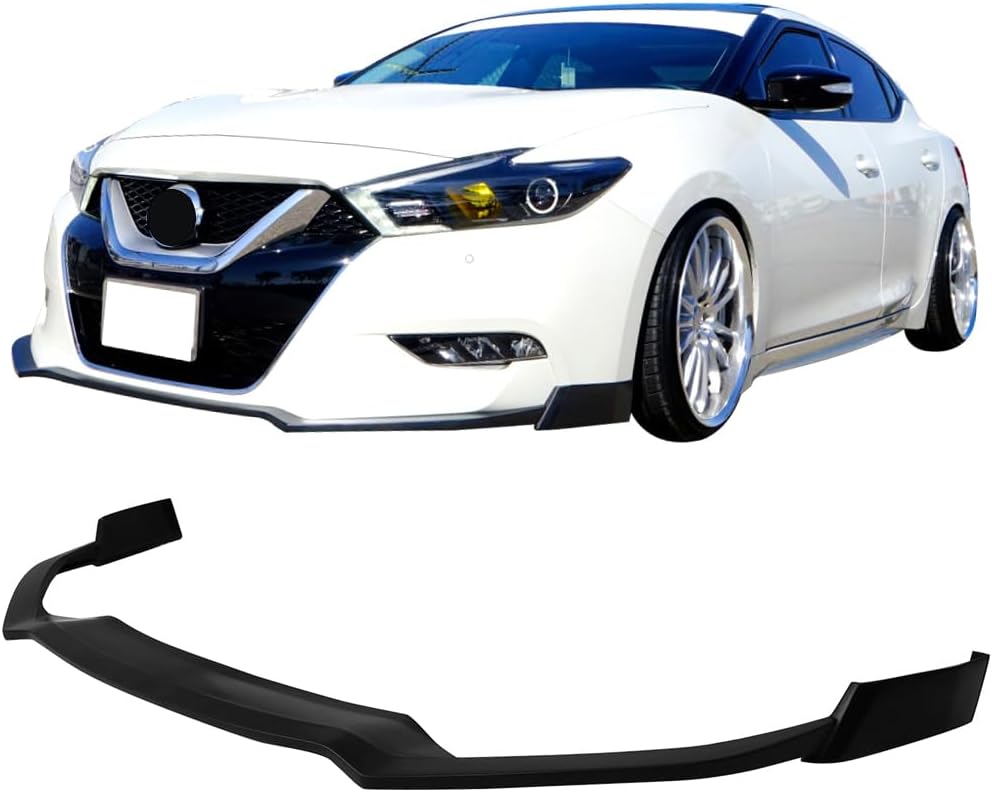 Amazon.com: IKON MOTORSPORTS Front Bumper Lip Compatible with 2016-2018 ...