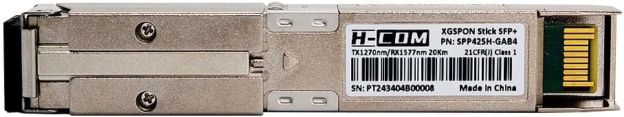 Amazon.com: XGSPON ONU Stick with Cooling Fan, 10G SFP+ Optical ...