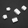 woshilaoDS 460 Pcs 2.54mm JST-XH Connector Kit, 2/3/4/5/6 Pin Housing Connector Adapter Plug ...
