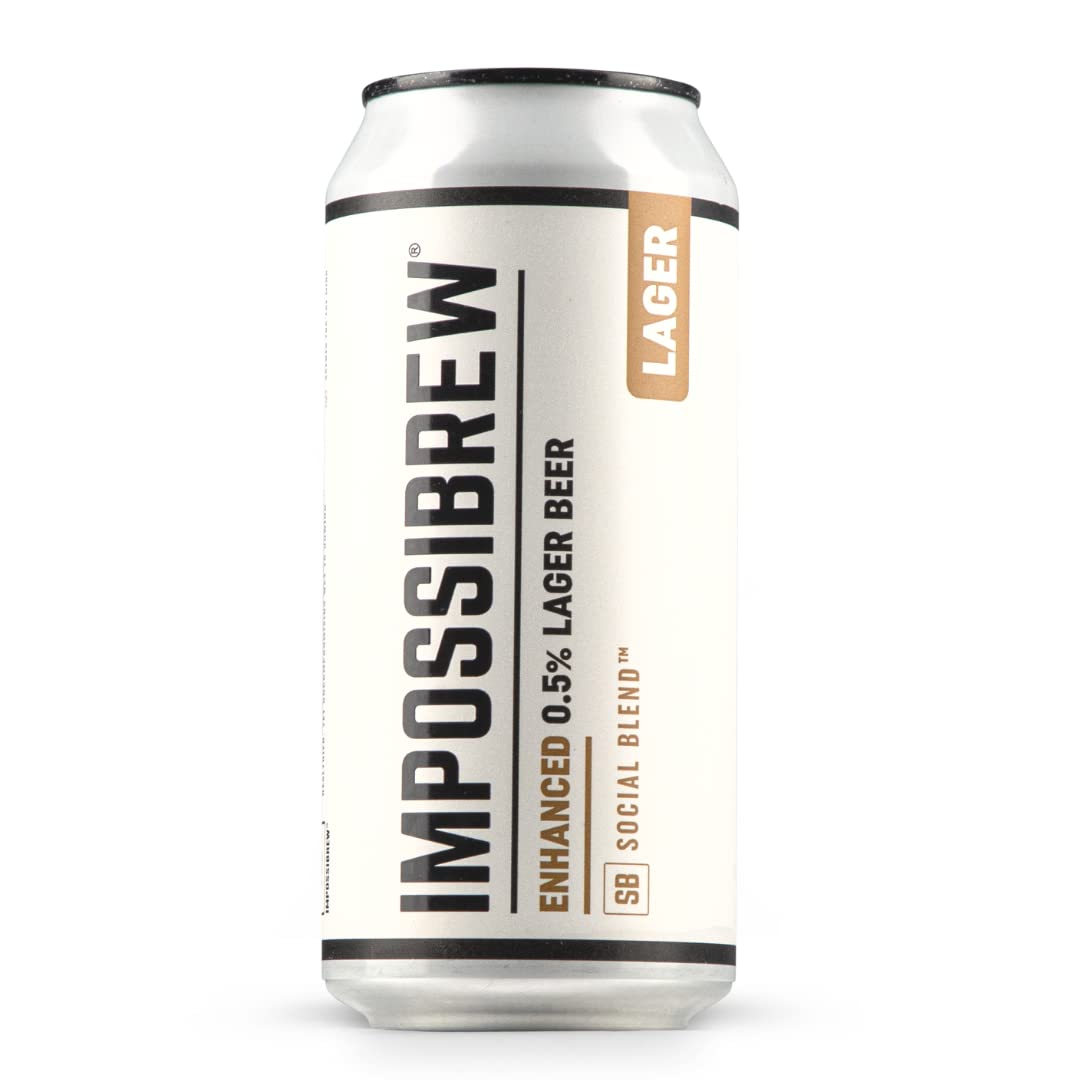 IMPOSSIBREW - Alcohol free lager - Mood Enhanced Non Alcoholic Beer ...
