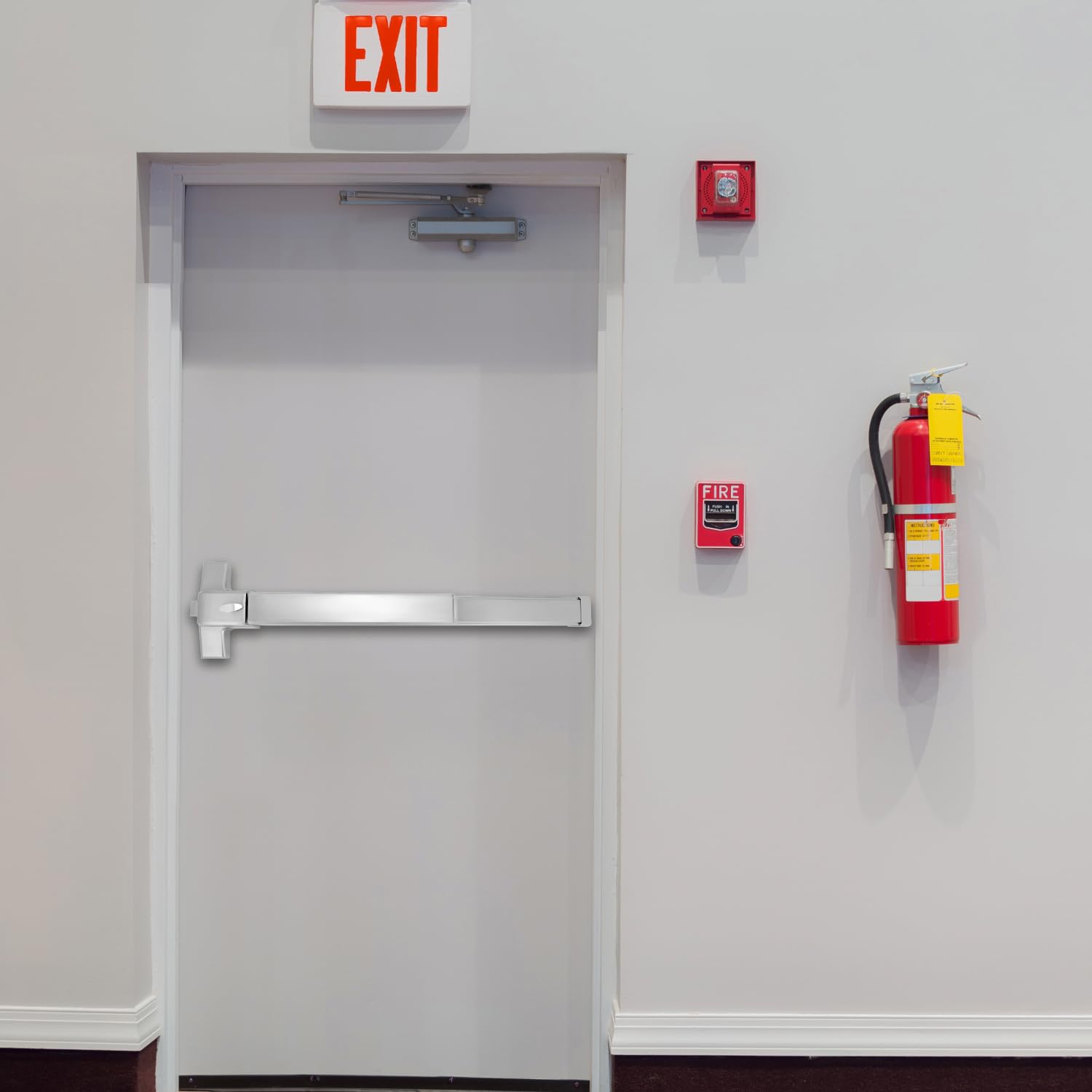 Emergency Exit Door Buy DFS101A Bespoke Steel Fire Exit Door Sets