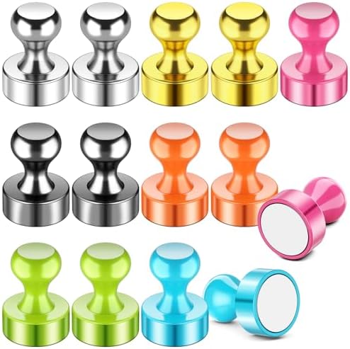 Amazon.com: Super Strong Push Pin Magnets 56 pcs Small Magnets for ...