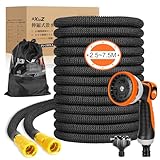 ・ブランド:XiaZ・製造元:XiaZ・【プロ仕様で長期愛用の逸品】当社の散水ホース は厚手の3750D高品質ポリエステル生地製。強靭で耐摩擦性に優れ、鋭利な物や摩擦に強い。庭仕事や洗車の過酷な環境でも破損・劣化しにくく、寿命を延ばしコスト...