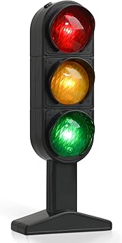 Amazon.com: Gadpiparty Toys Traffic Light Signs Toy Traffic Light Lamp ...