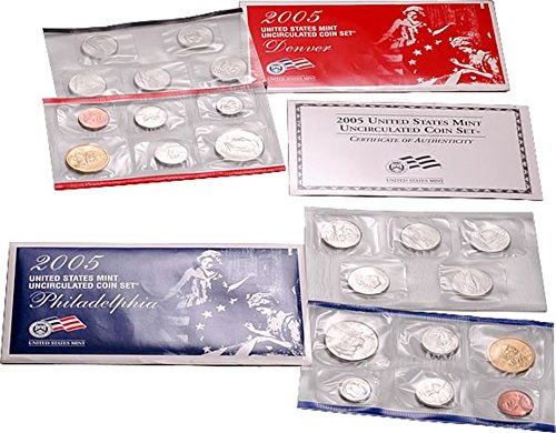 2005 U.S. Mint Uncirculated Set SATIN FINISH COINS at Amazon's ...