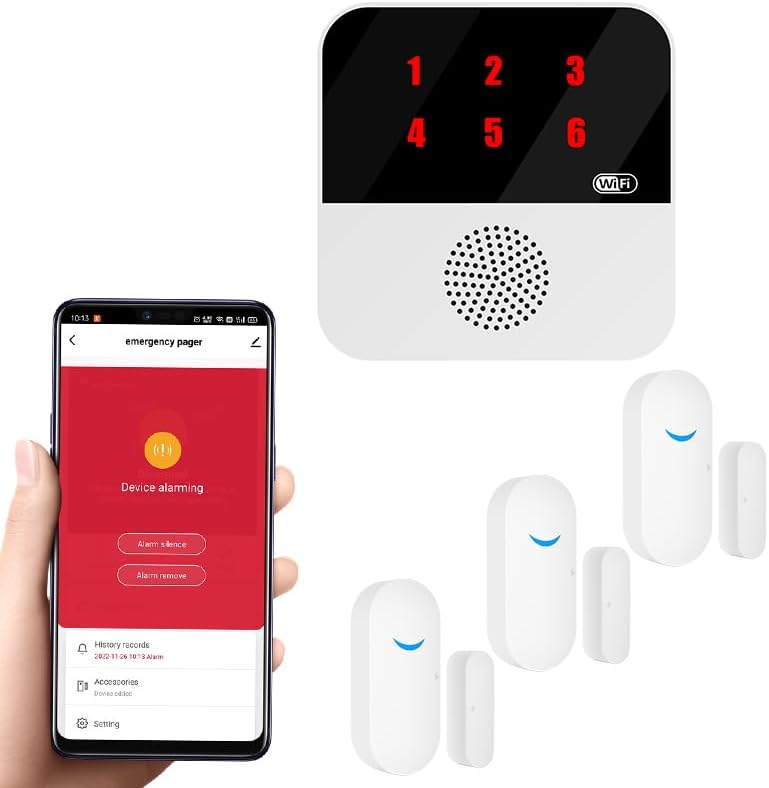 WiFi Mailbox Alert, Tuya Smart Mailbox Chime, 800ft Wireless Mailbox ...