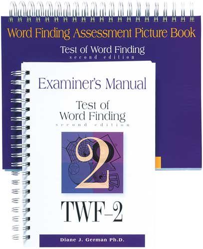TWF-2 Test of Word Finding Second Edition: Diane J. German: Amazon.com ...
