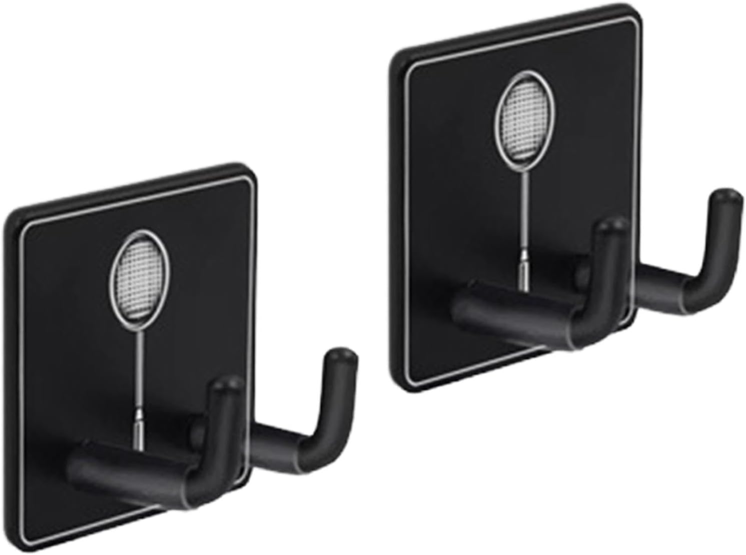 Amazon.com: Aosekaa 2Pcs Wall Mounted Organizer Racket - Badminton ...