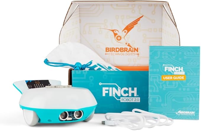 Amazon.com: BirdBrain Finch Robot 2.0 with Microbit - STEM Coding Robot ...