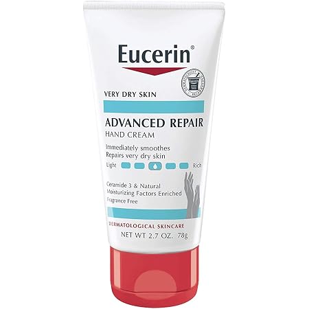 Amazon.com : Eucerin Advanced Repair Foot Cream - Fragrance Free, Foot ...