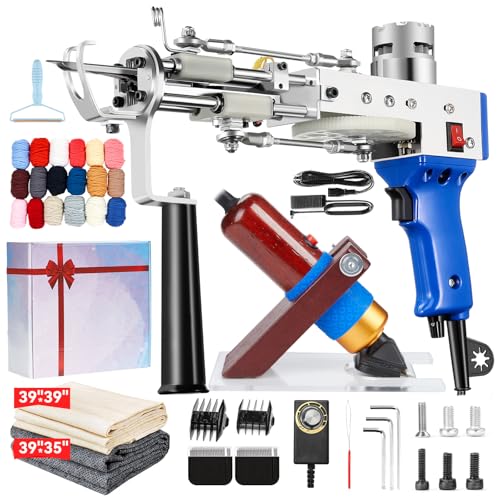Rug Tufting Gun with Carpet Trimmer Kit - BESGEER-Rug-Tuft-Gun-with ...