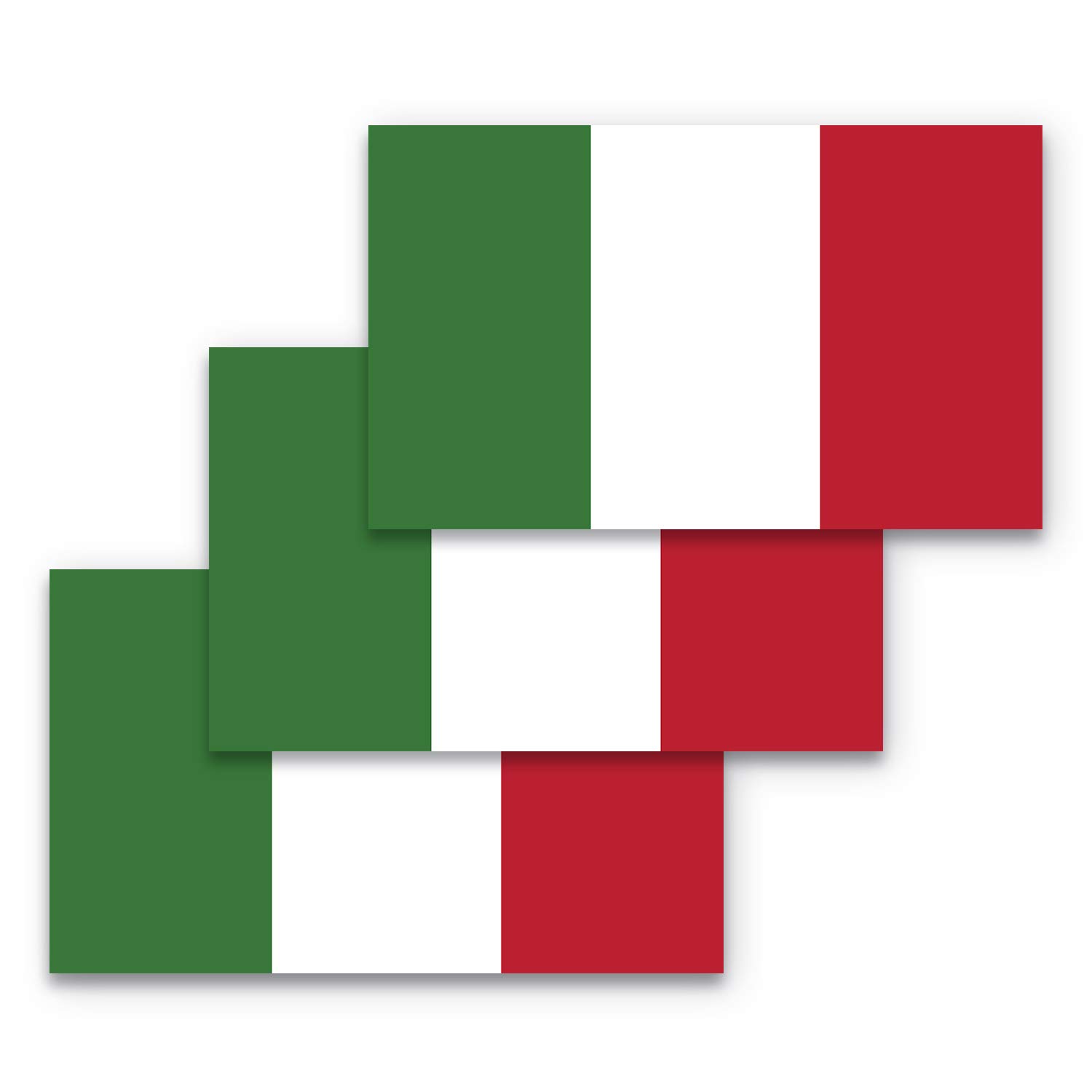 Italian Flag Bumper Stickers Car Stickers Italian Flag Striped Car