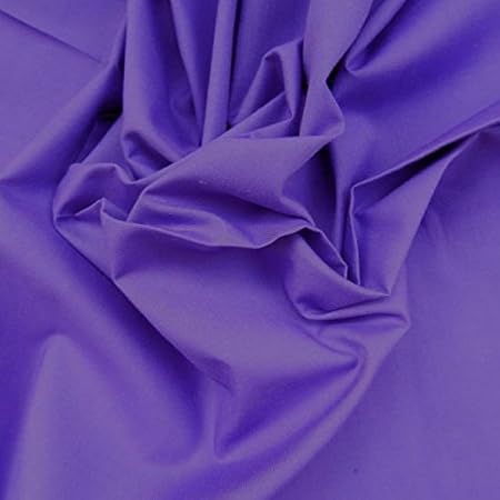 1 Metre Plain Lilac (Light Purple) Polycotton Fabric polyester cotton ...
