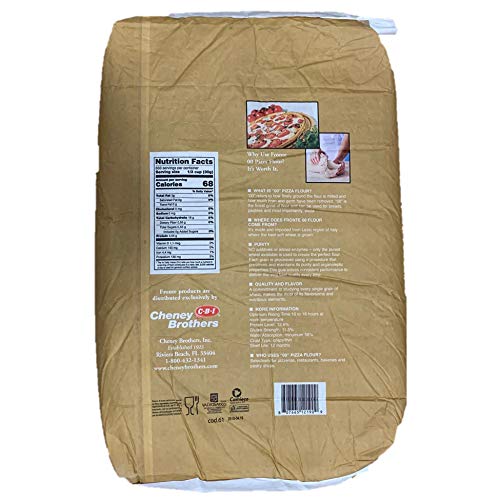Bulk 55 Lbs, All Purpose, All Natural "00" Flour For Pizza, Pasta, And ...