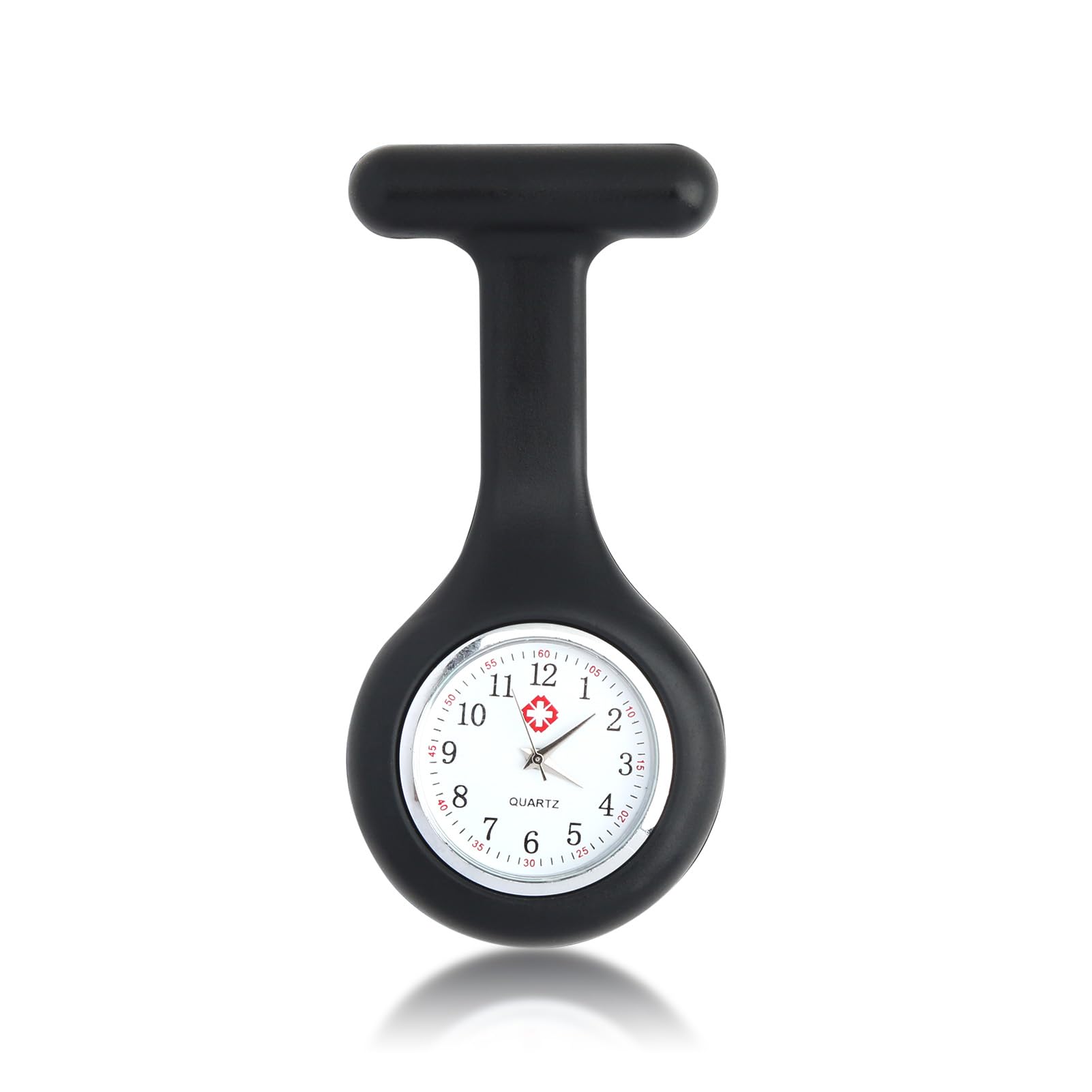 Goerpn Silicone Nurse Watch with Brooch, Infection Control Design ...