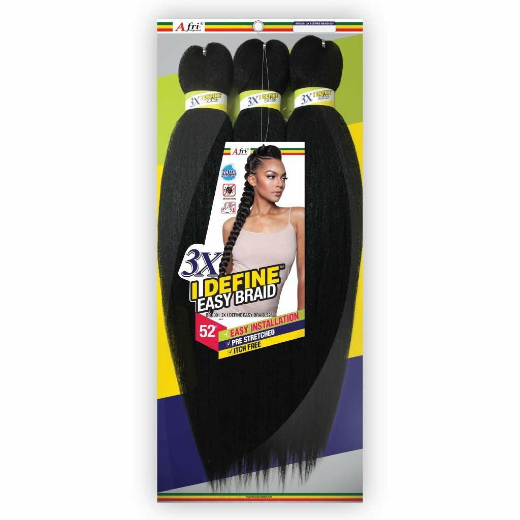Amazon.com : BRD301 3X I DEFINE EASY BRAID 52" (1B) : Beauty & Personal ...