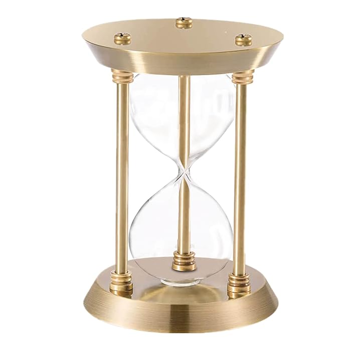 Buy Empty Hourglass Fillable, Large Antique DIY Sand Timer Set, Metal ...