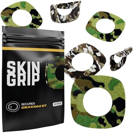 Amazon.com: Skin Grip Adhesive Patches for Dexcom G7 CGM with Cutout ...