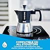Amazon.com: GROSCHE Milano Induction Stovetop Espresso Maker Moka Pot ...