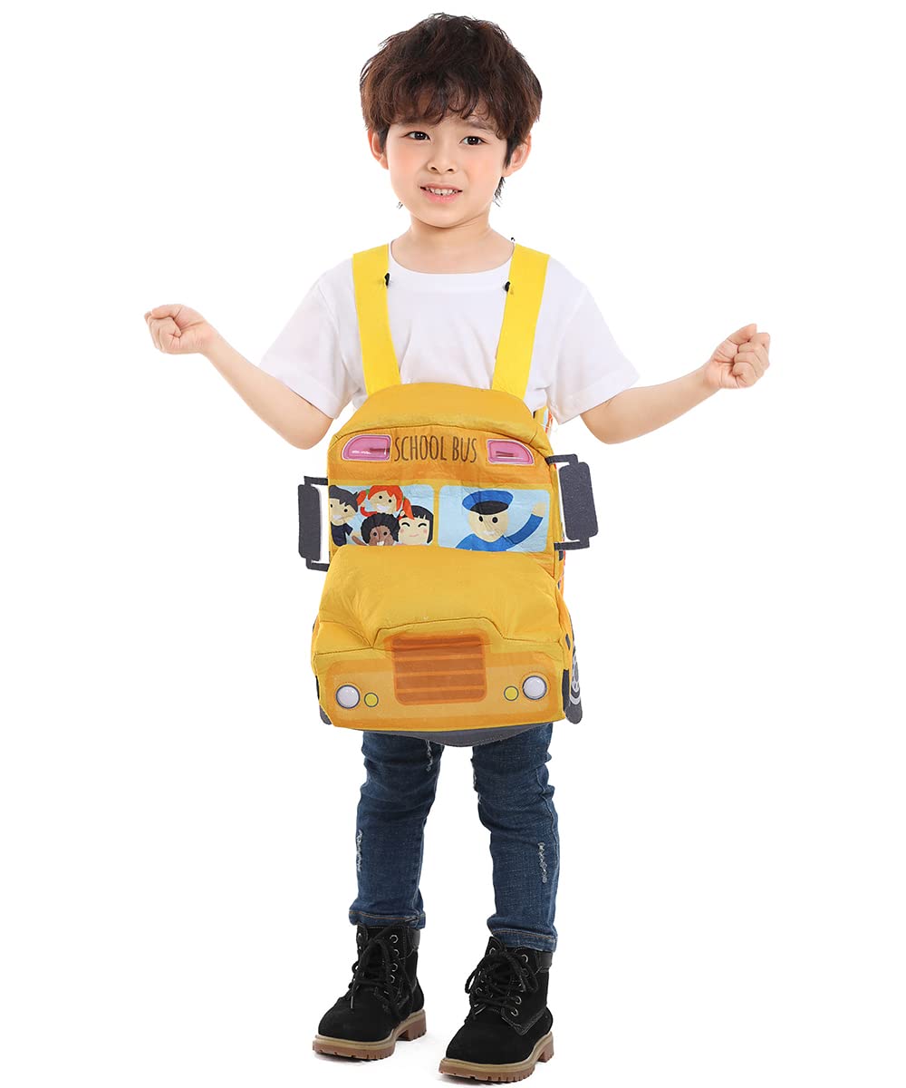 Snapklik.com : Halloween Costume Light And Sound School Bus Costume For ...