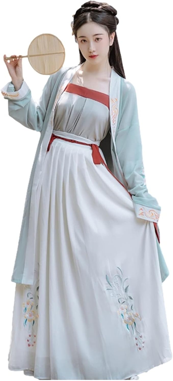 XIAOXIAO Hanfu Hanfu De Mujer Disfraz Tradicional Vestidos Florales con ...