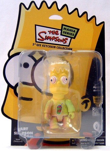 Qee: Bart Simpson "Mania Series" Squishee Keychain : Amazon.in: Toys ...