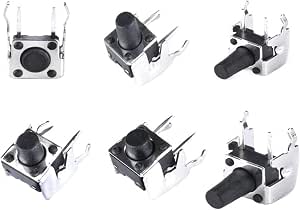 Amazon.com: PPOZYLPC 20PCS 6X6 Series Tact Switch Horizontal with ...
