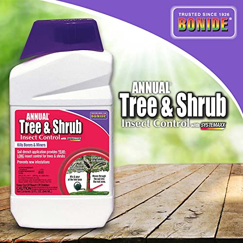 Bonide Annual Tree & Shrub Insect Control with Systemaxx, 32 oz ...
