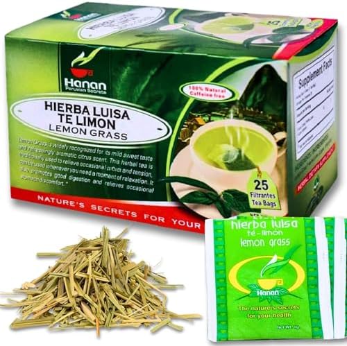 Amazon.com : Lemongrass Tea - Hierba Luisa - Herbal Tea Leaf from Peru ...