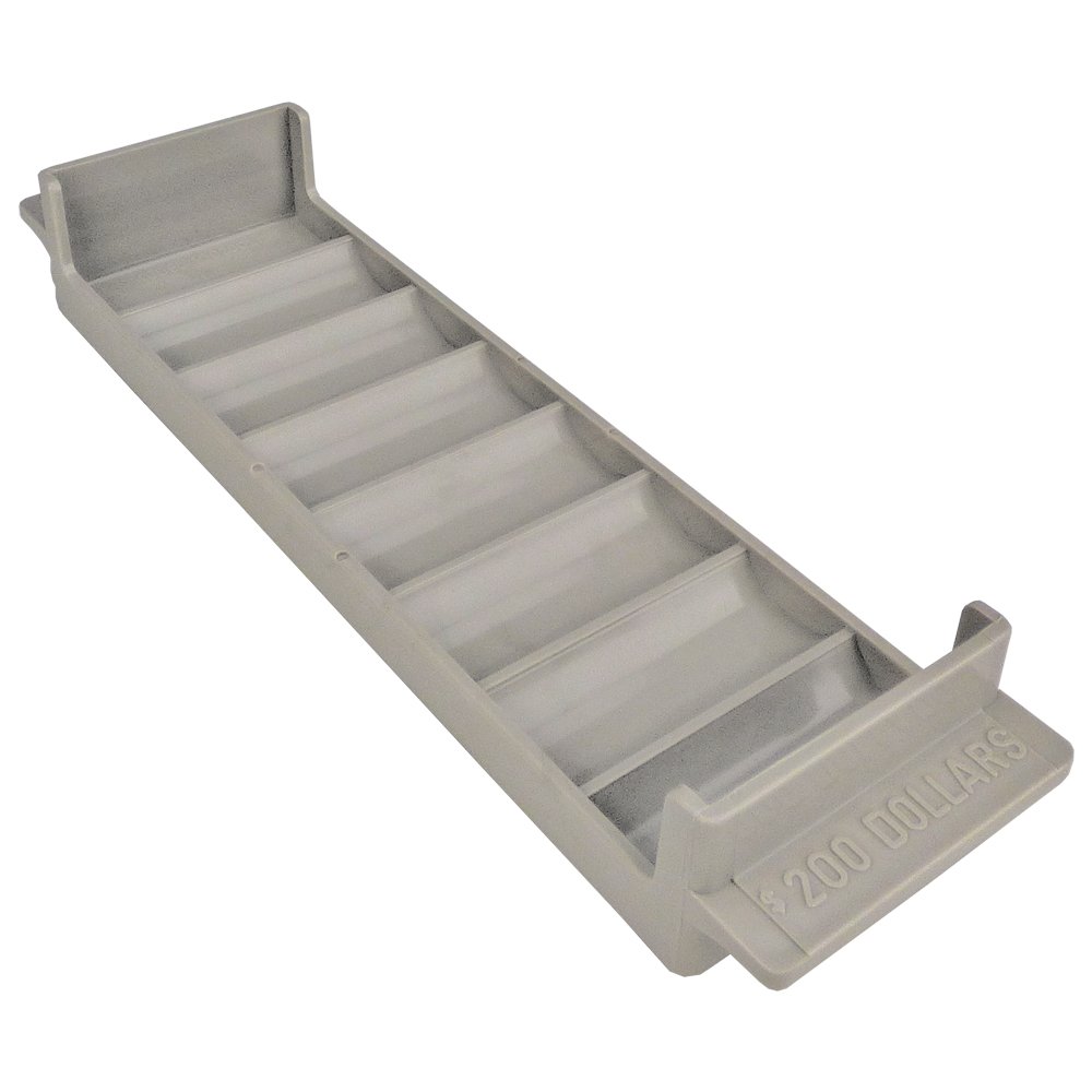Amazon.com : Rolled Coin Plastic Storage Tray, Whole Dollar, Gray (2 ...