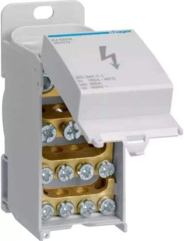 Hager KJ02CN Connection Block 1 Pole 160a 2x50+3x16/8x10mm2 : Amazon.co ...