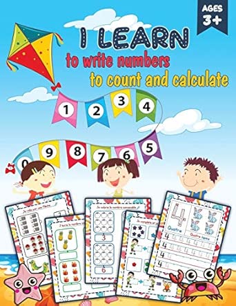 I learn to write numbers, to count and calculate: Math Activity Book ...
