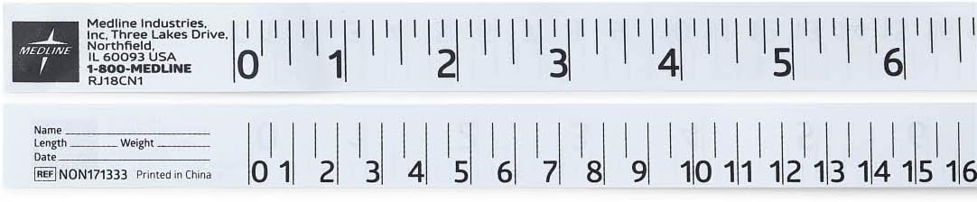 Amazon.com: McKesson Tape Measure, Disposable Paper, English / Metric ...