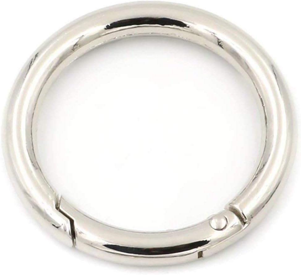 Spring O Rings, 2Pcs Spring Snap Clip Hooks, OD Φ48mm Round Carabiner ...