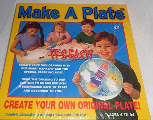 Amazon.com: Makit Products Make a Plate and More - Easy Craft Project ...