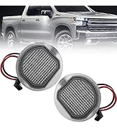 Amazon.com: NJSBYL LED Side Mirror Marker Lamp For Chevy Silverado GMC ...