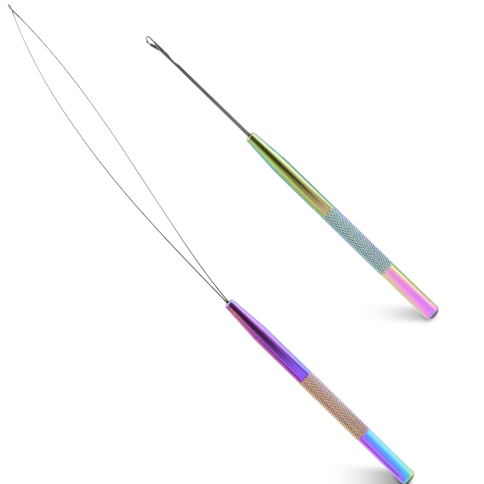 Amazon.com : NEWISHTOOL Stainless Steel Hair Extension Tool Kit, Loop ...