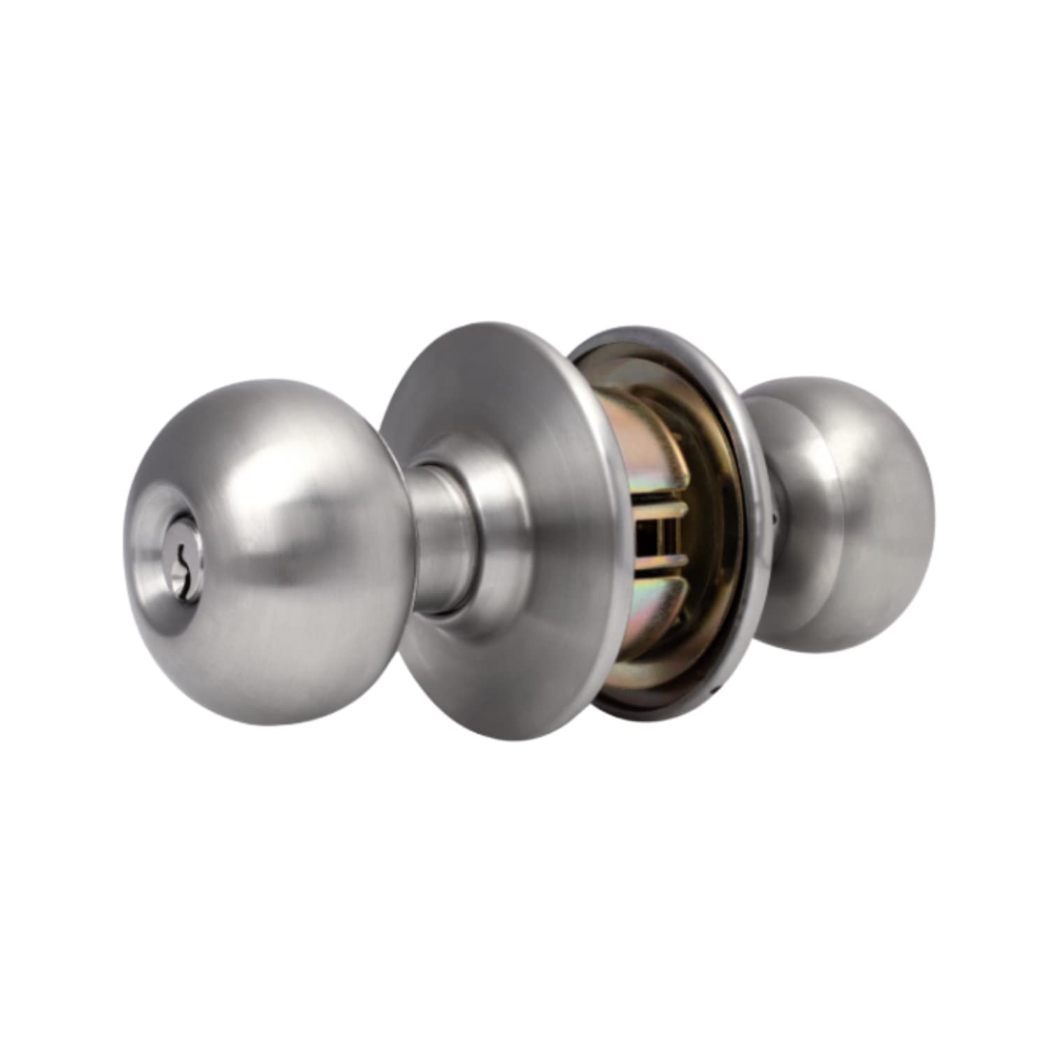 Europa R160SS 5 Pin Internal Round Door Lock with 3 Keys (Pack of 1 ...