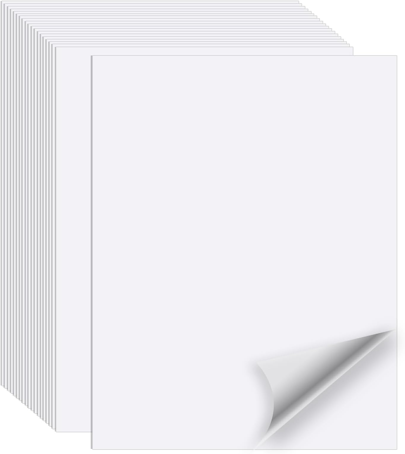 Amazon.com : YEGAWEN Printable Sticker Paper for Inkjet Printer, 8.5" x ...