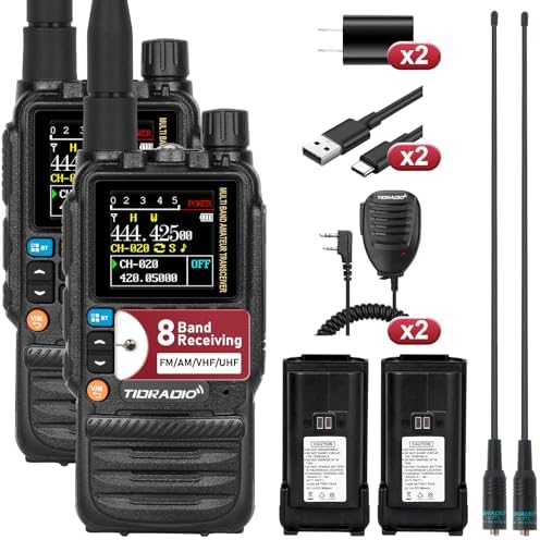 Amazon.com: TIDRADIO TD-H3 Multi-Band ham Radio with APP Wireless ...