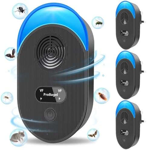 Ultrasonic Pest Repeller, Indoor Electronic Repellent Plug in Pest ...