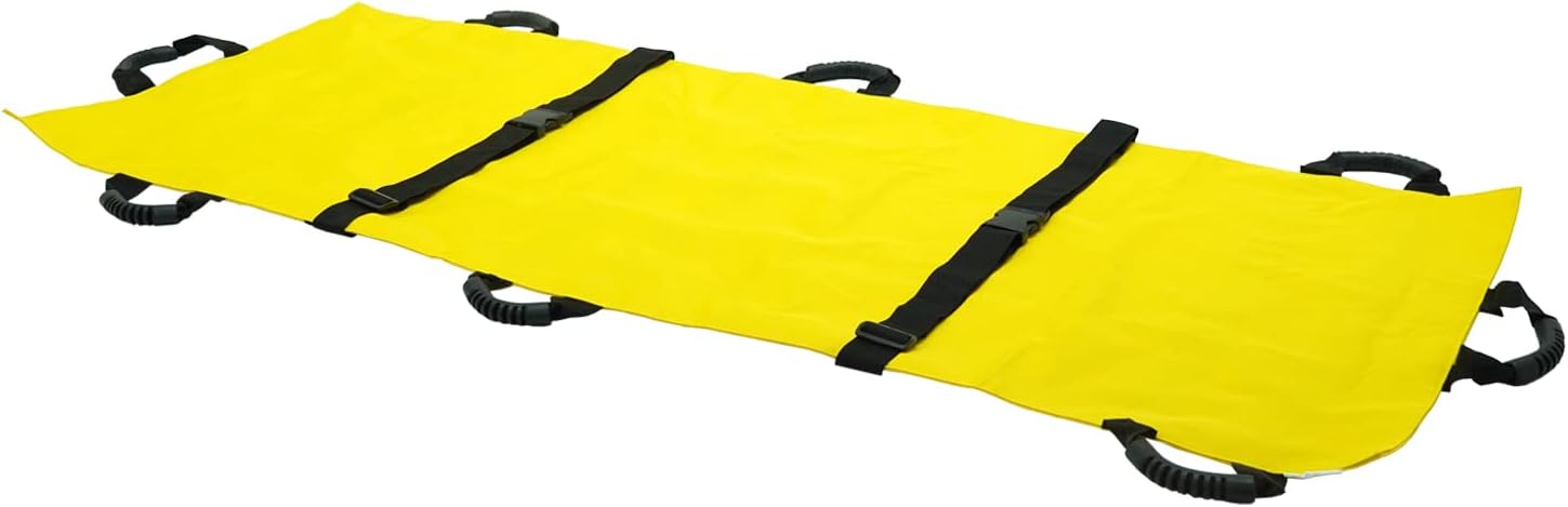 KosmoCare Nylon Foldable Soft Stretcher With Safety Belt, Emergency ...