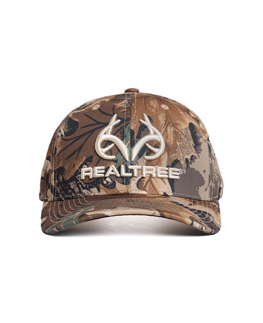 Realtree Men's Advantage Classic Camo Hat with 3D Embroidered Antler ...